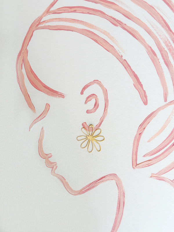 Creativity in Bloom (Small White 5) - Dora Mae Jewelry